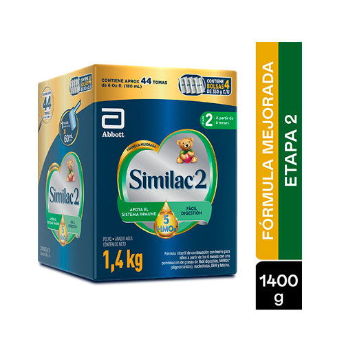 Fórmula Leche Similac Etapa 2 x 1400 Gramos – TUC TUC BABY