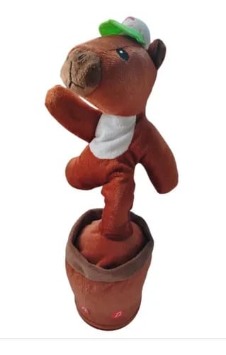 Peluche Capibara Bailarín Musical Interactivo Que Repite – TUC TUC BABY